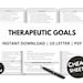 Therapist Bundle, Therapy Intervention, Therapy Goals, Therapy ...