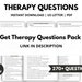 Therapy Goals & Objectives, Treatment Interventions, Therapist Tool for ...