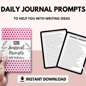 120 Self Reflection Journal Prompts, Daily Reflection Journal, Self ...