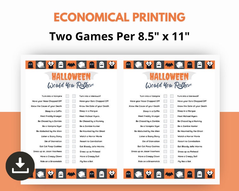 Halloween Would You Rather Game, How Well You Know Quiz, Halloween This ...