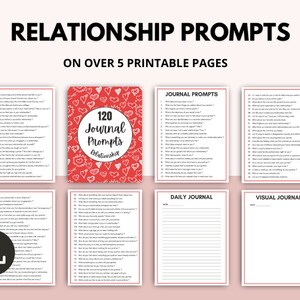 120 Relationship Journal Prompts, Couple Counseling, Love Journal, Self ...