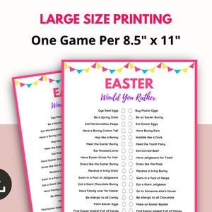 Easter Would You Rather Game, Easter This or That Quiz, Fun Easter ...