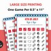 Fourth of July Roll and Race Game, 4th of July Party, Printable ...