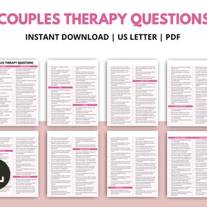 Couples Therapy Questions, Marriage Counseling Session Questions ...