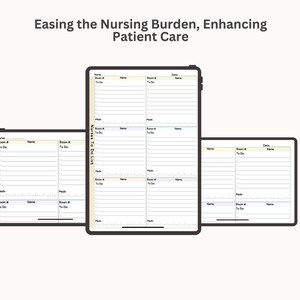 Printable Nurse to Do List Paper, Nurse Notes Template, Medsurg Nurse ...