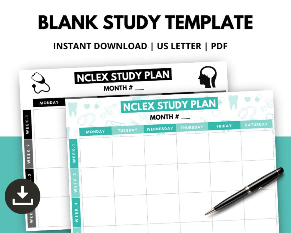 Nclex Study Plan, NCLEX RN Study Plan, NCLEX Study Guide, Med Exam ...