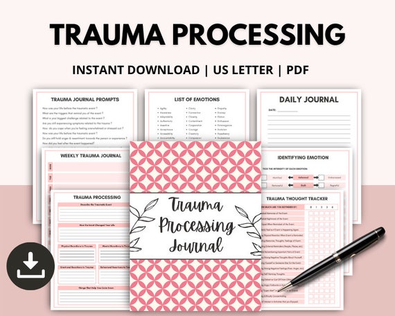 Trauma Processing Journal Daily Thought Processing Tracker - Etsy