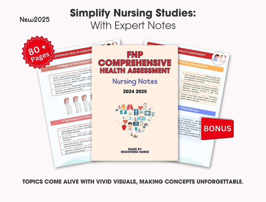 FNP Comprehensive Health Assessment Study Guide, Family Nurse ...
