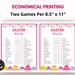 Easter Bunny Quiz Game, Printable Guess the Bunny Quiz, Fun Easter ...