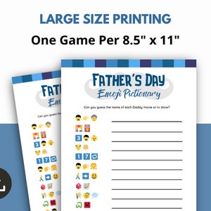 Father’s Day Emoji Pictionary Game, Daddy Emoji Quiz, Daddy Movie ...