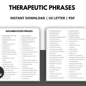 Therapy Words and Phrases, Clinical Documentation Terms, Case Manager ...