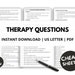Therapist Bundle, Therapy Intervention, Therapy Goals, Therapy ...