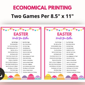 Easter Would You Rather Game, Easter This or That Quiz, Fun Easter ...