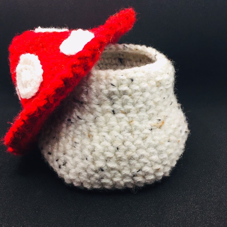 Toadstool Basket Crochet Pattern - Etsy