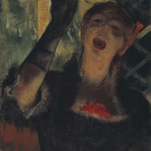 Cafe Singer, by Edgar Degas, Circa 1879 | Fine Art Print | Vintage ...