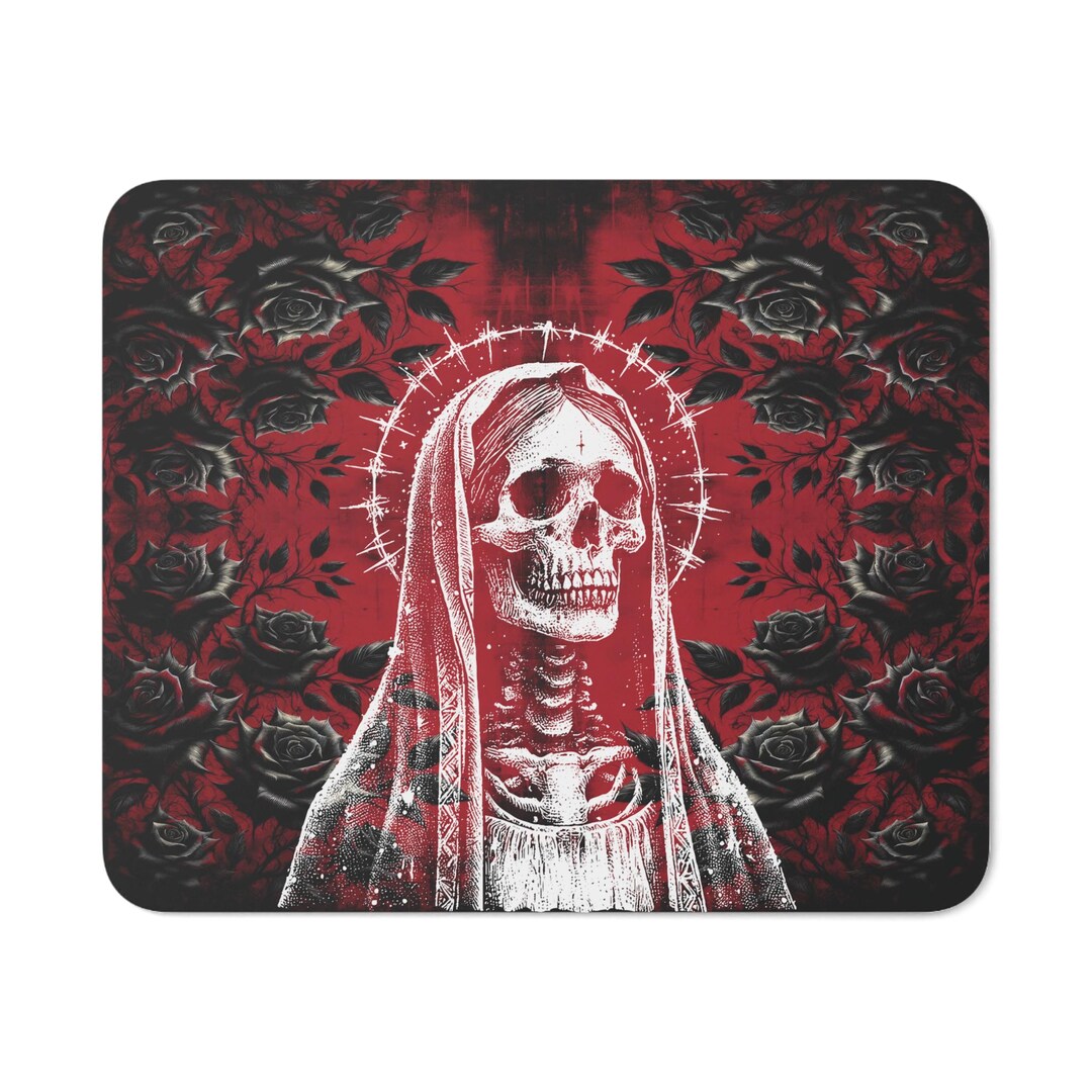 Gothic Chic Mouse Pad - Spooky Desk Essential for the Darkly Inclined ...