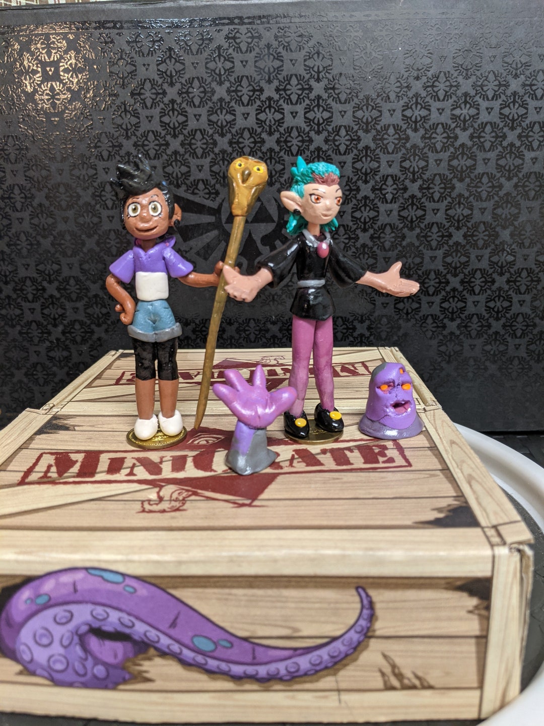 The Owl House Luc and Amity Air Clay Figures - Etsy