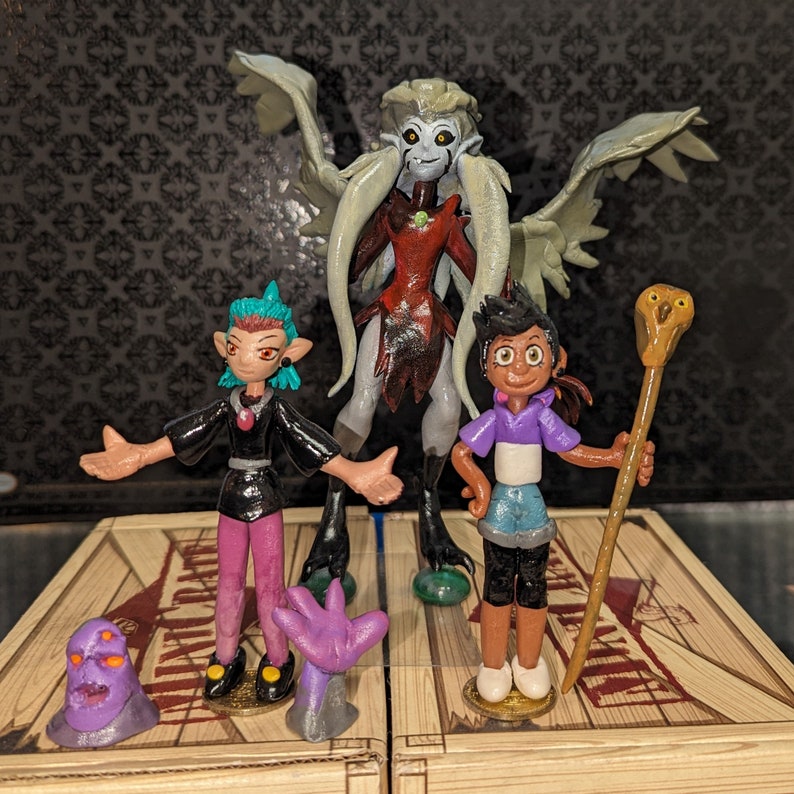 The Owl House Harpy Eda Air Clay Figure - Etsy