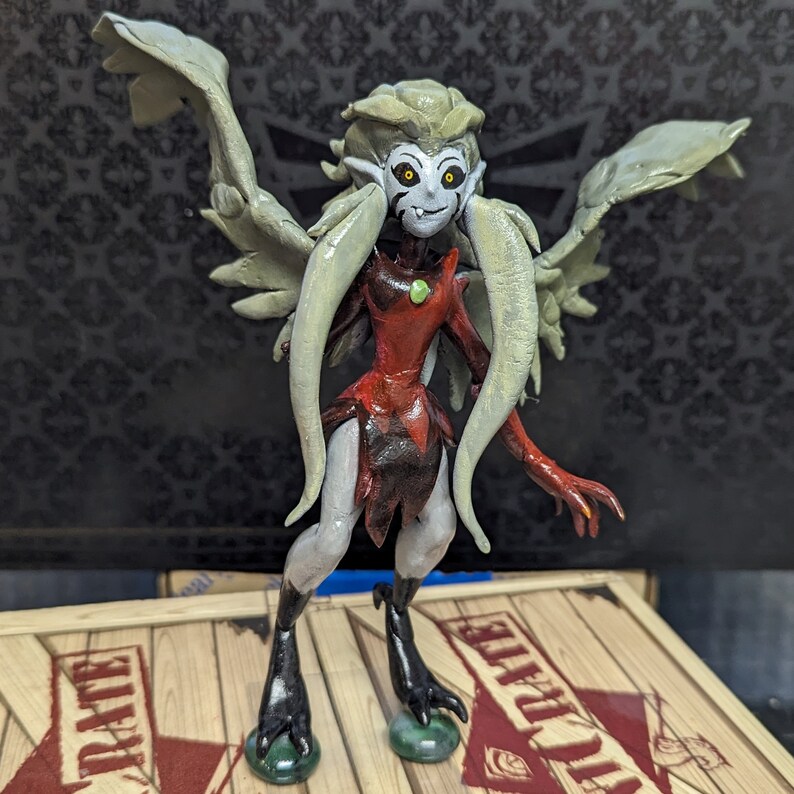 The Owl House Harpy Eda Air Clay Figure - Etsy