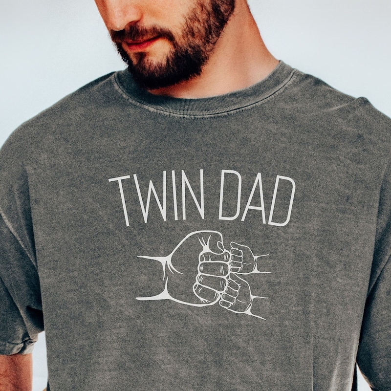 Dad of Twins Tshirt - Etsy