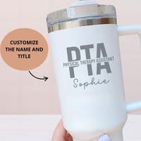 PTA Tumbler With Straw Personalized PTA Name Gift for Her - Physical ...
