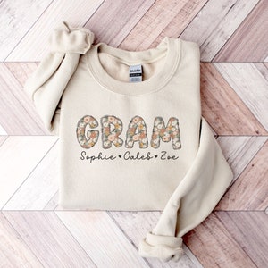 Gram Sweatshirt Gram Crewneck Custom New Gram Gifts Personalized Gram ...