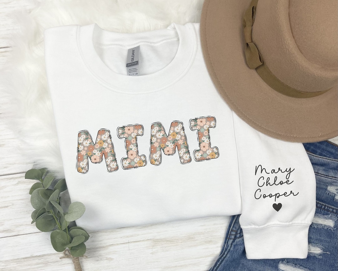 Mimi Sweatshirt Mimi Crewneck New Mimi Gifts Grandmother Personalized ...