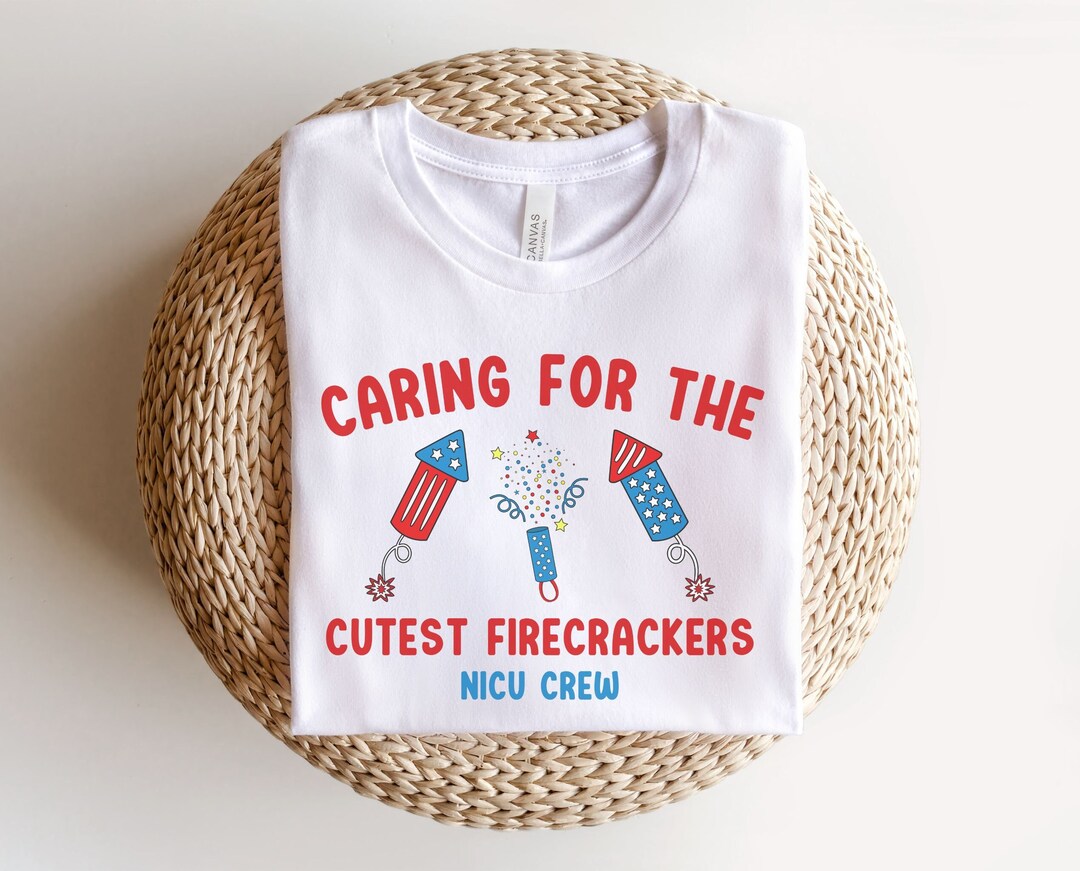 Fourth of July NICU Shirts Neonatal Intensive Care Nurse Shirt Neonatal ...