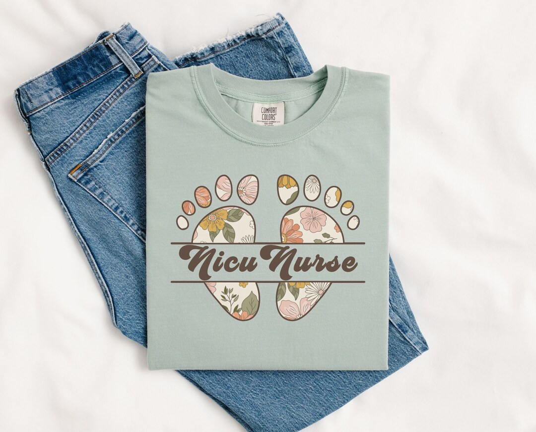 NICU Nurse Shirt NICU Comfort Colors® Tshirt Gift for NICU Nurse Tee ...