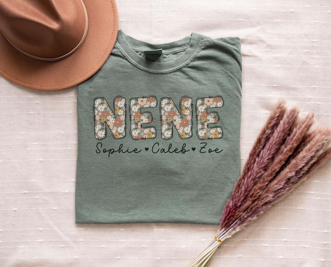 Nene Personalized Shirt Comfort Colors® Nene Custom Tshirt New Nene ...