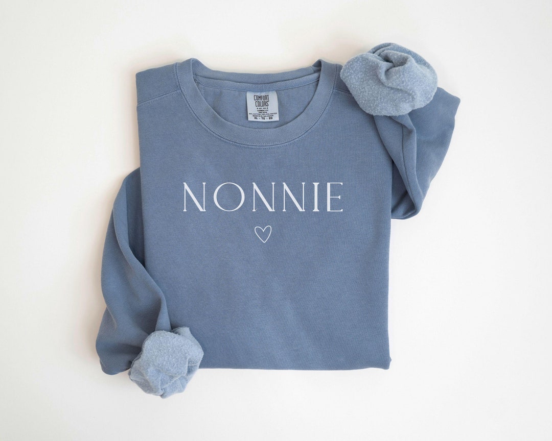 Nonnie Sweatshirt Comfort Colors® Nonnie Sweater New Nonnie Gifts ...