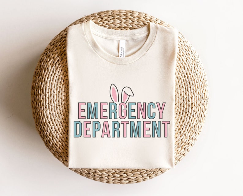 Easter Emergency Department Shirt Easter Bunny ER Nurse Tshirt - Etsy