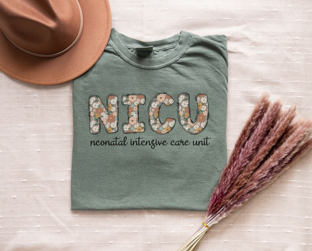NICU Nurse Shirt NICU Comfort Colors® Tshirt Gift for NICU Nurse Tee ...