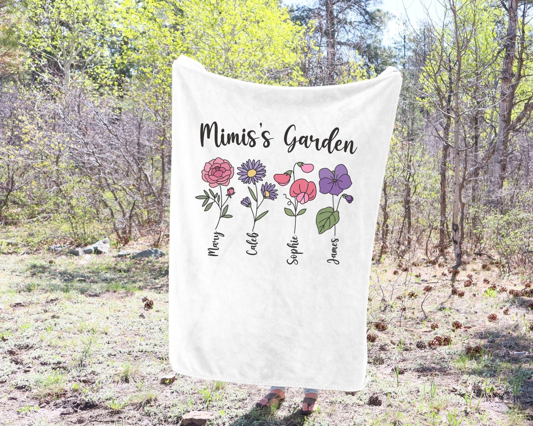 Mimi Birth Month Blanket Mimi Blanket New Mimi Gifts Personalized Mimi ...