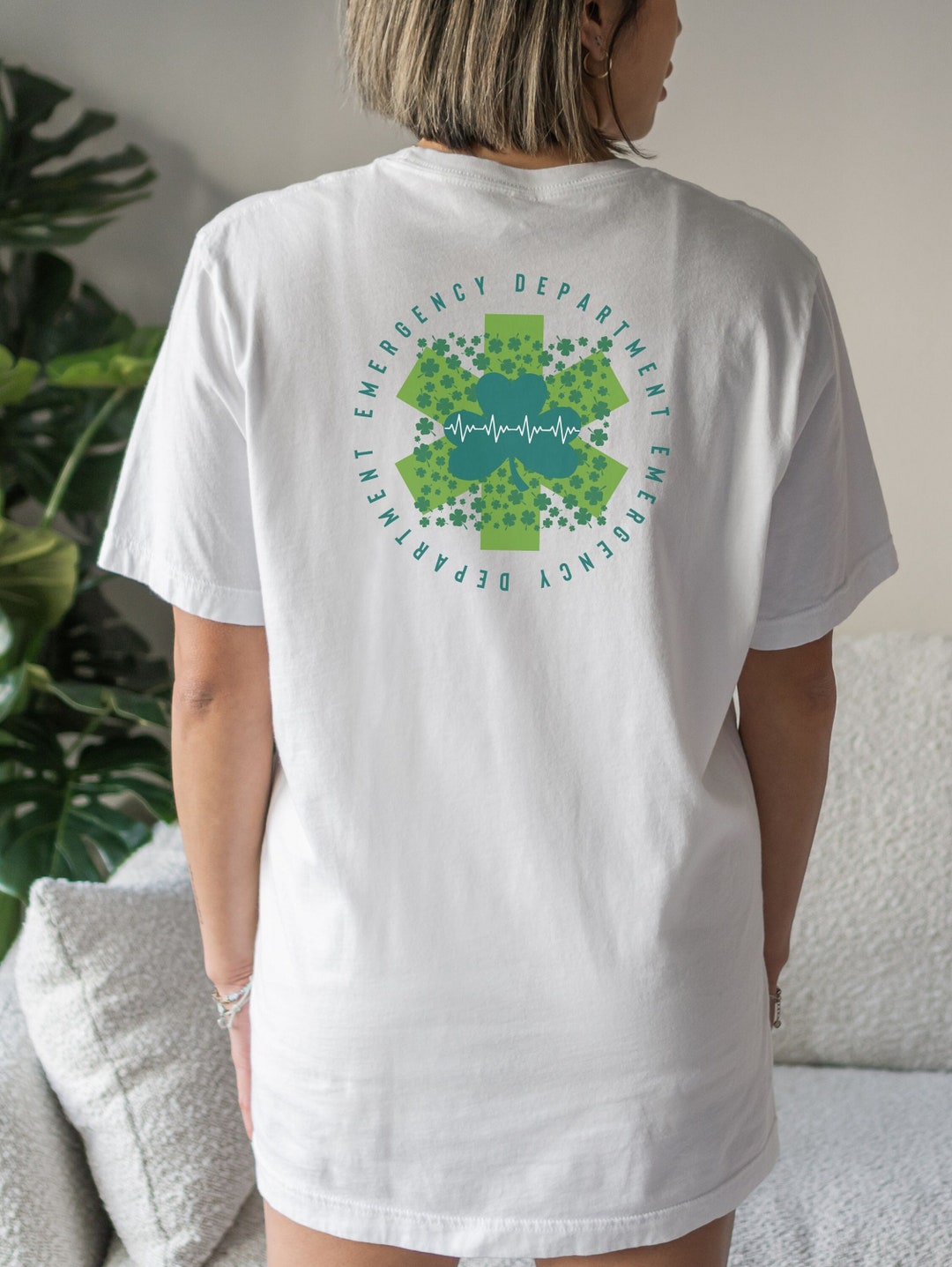 St Patricks Emergency Department Shirt St Pattys ER Nurse Tshirt ...