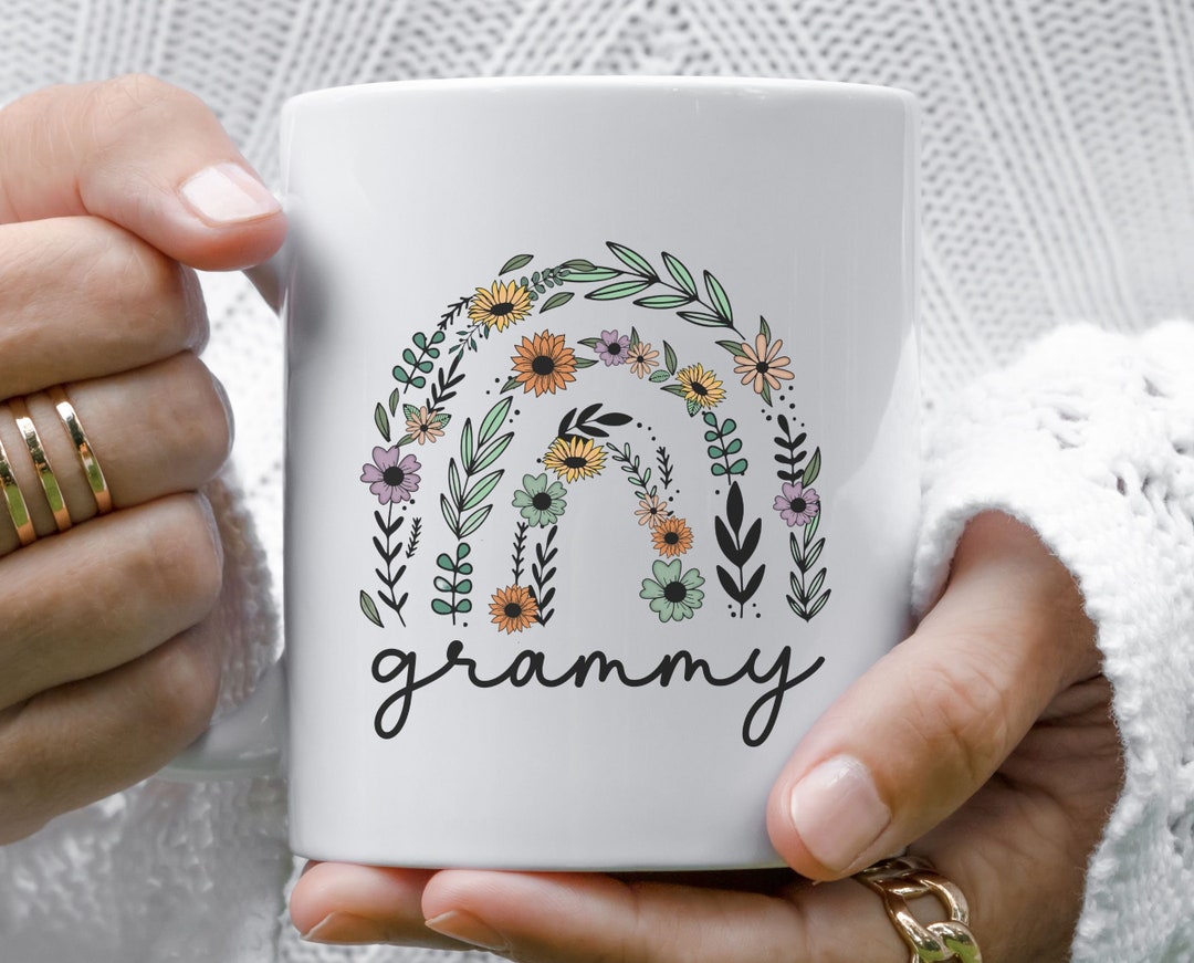 Grammy Mug Wildflowers Grammy Mug Grandmother Gifts Mothers Day Gift ...