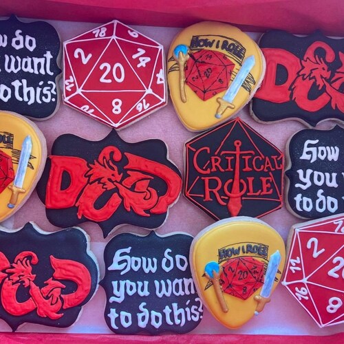 D&D D20 Ornament Dungeons and Dragons Ornament Dnd Gift Tag - Etsy