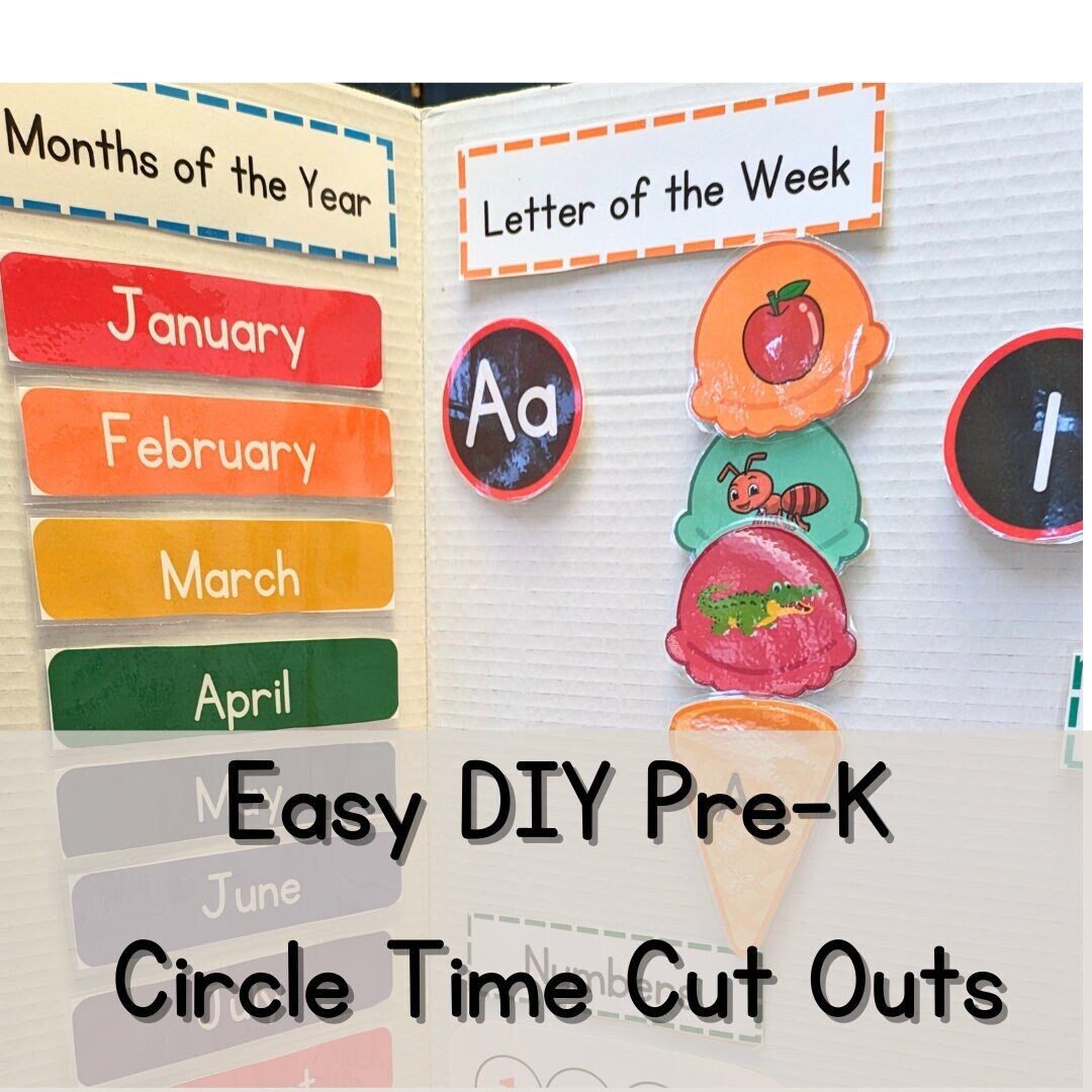 Pre-school Circle Time Board Cut Outs digital Download - Etsy