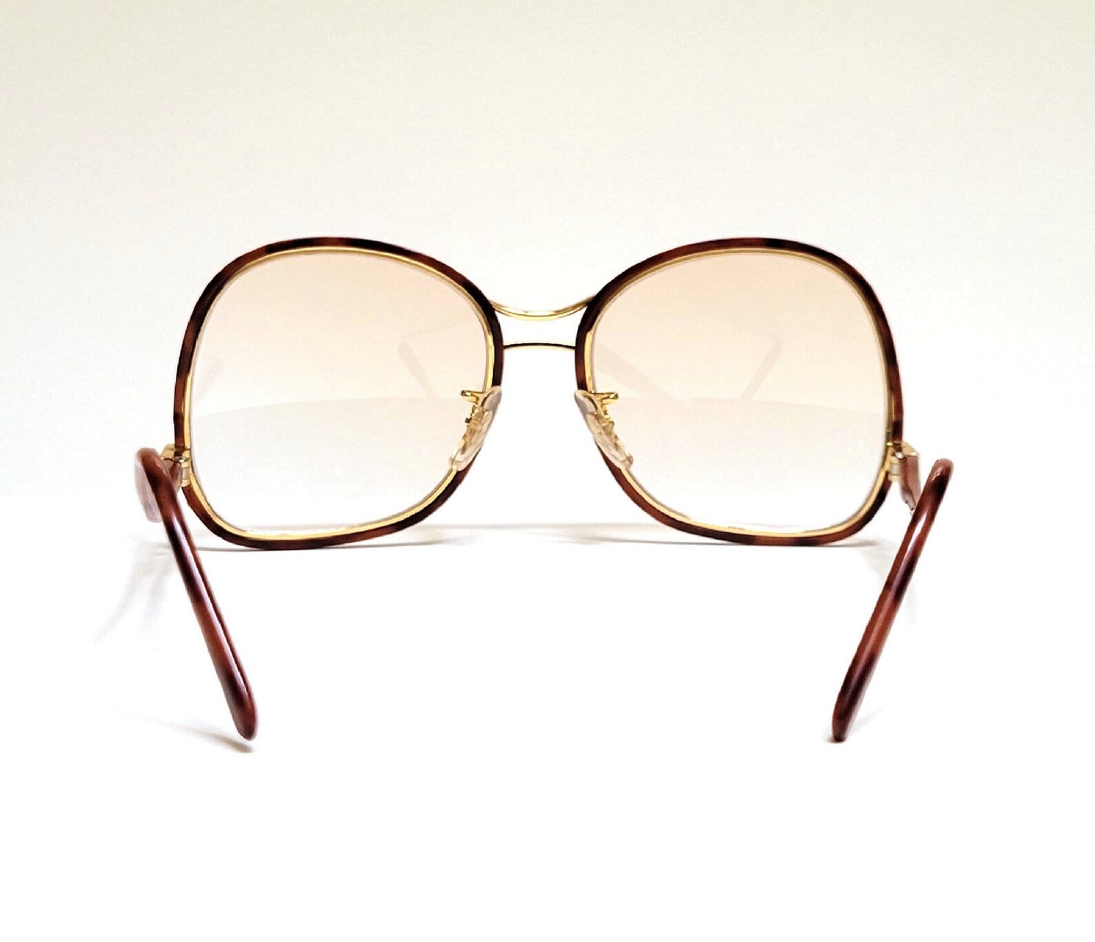 Vintage Tura 1980s Double Bridge Gold and Tortoise Shell Eyeglasses - Etsy