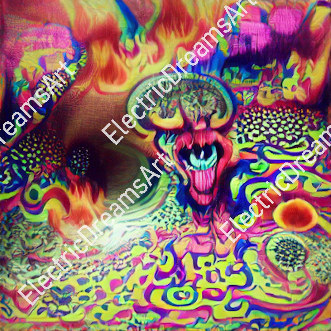 Hell AI Generated Art Piece - Etsy