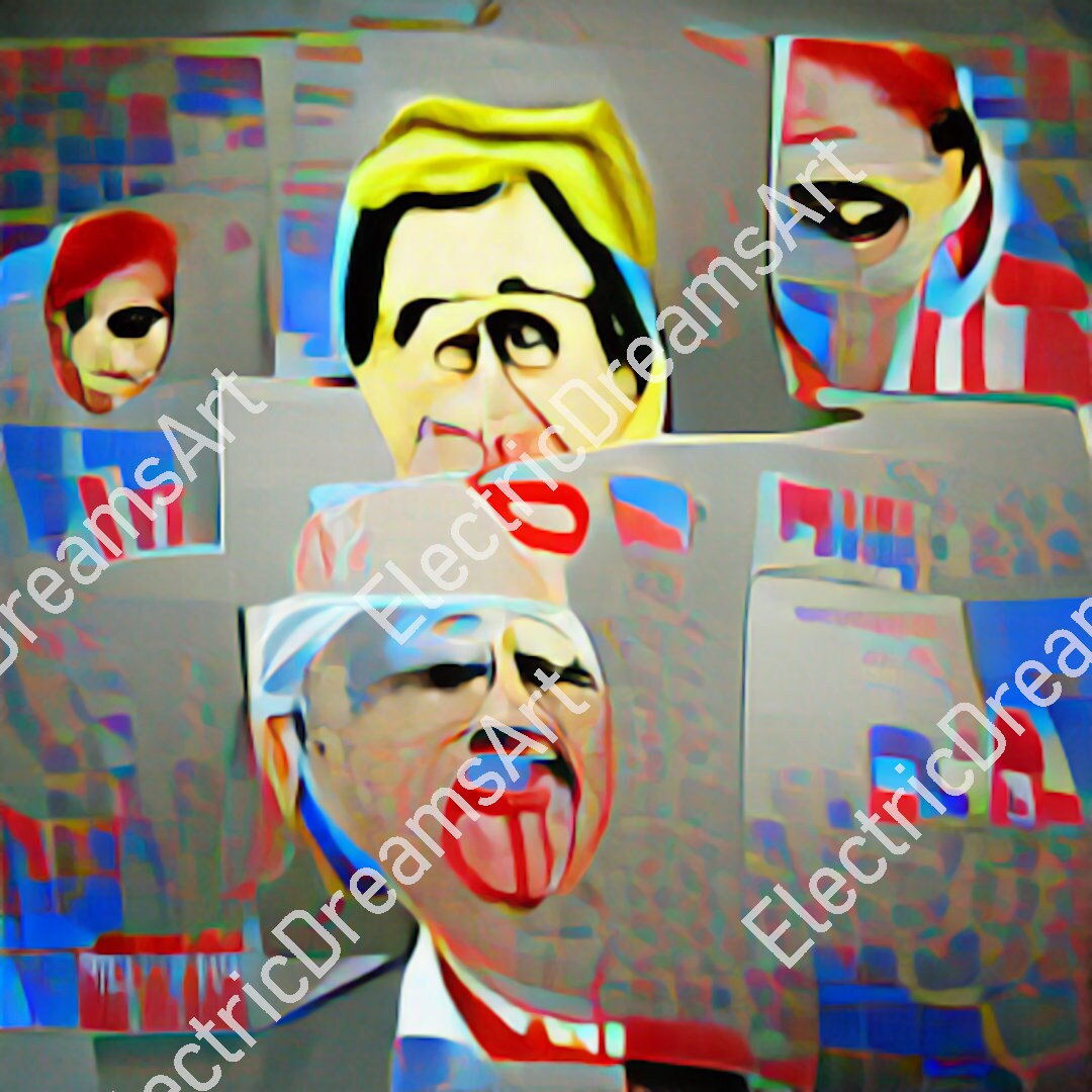 Corrupt Politician AI Generated Art Piece - Etsy