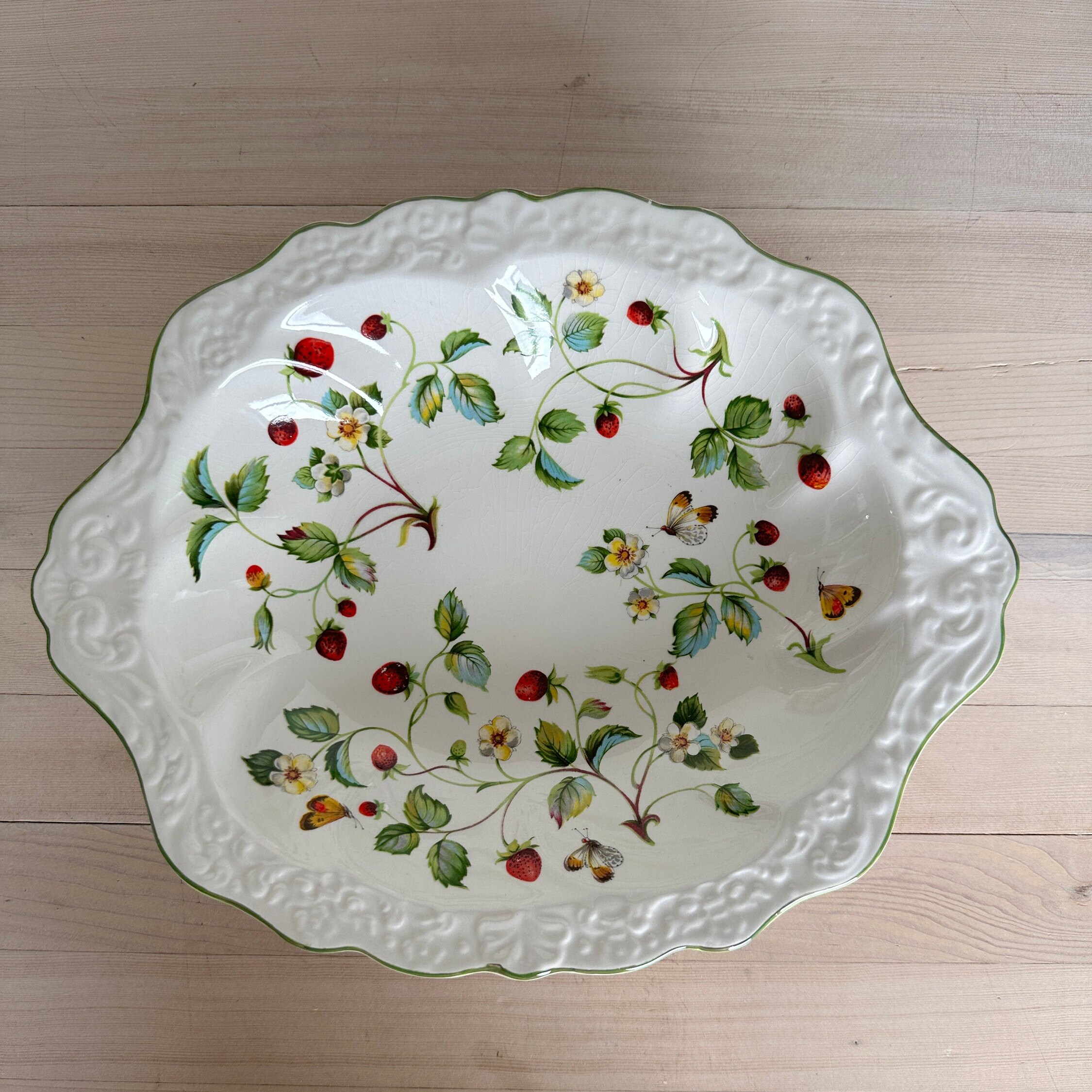 Old Foley Strawberry Pitcher and Basin - Etsy