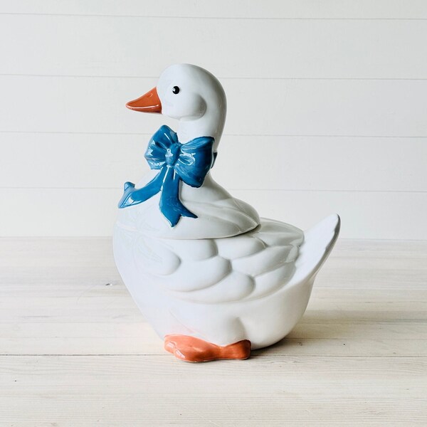 Goose Cookie Jar - Etsy