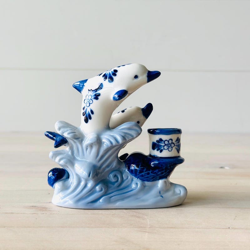 Delft Blue Planter - Etsy
