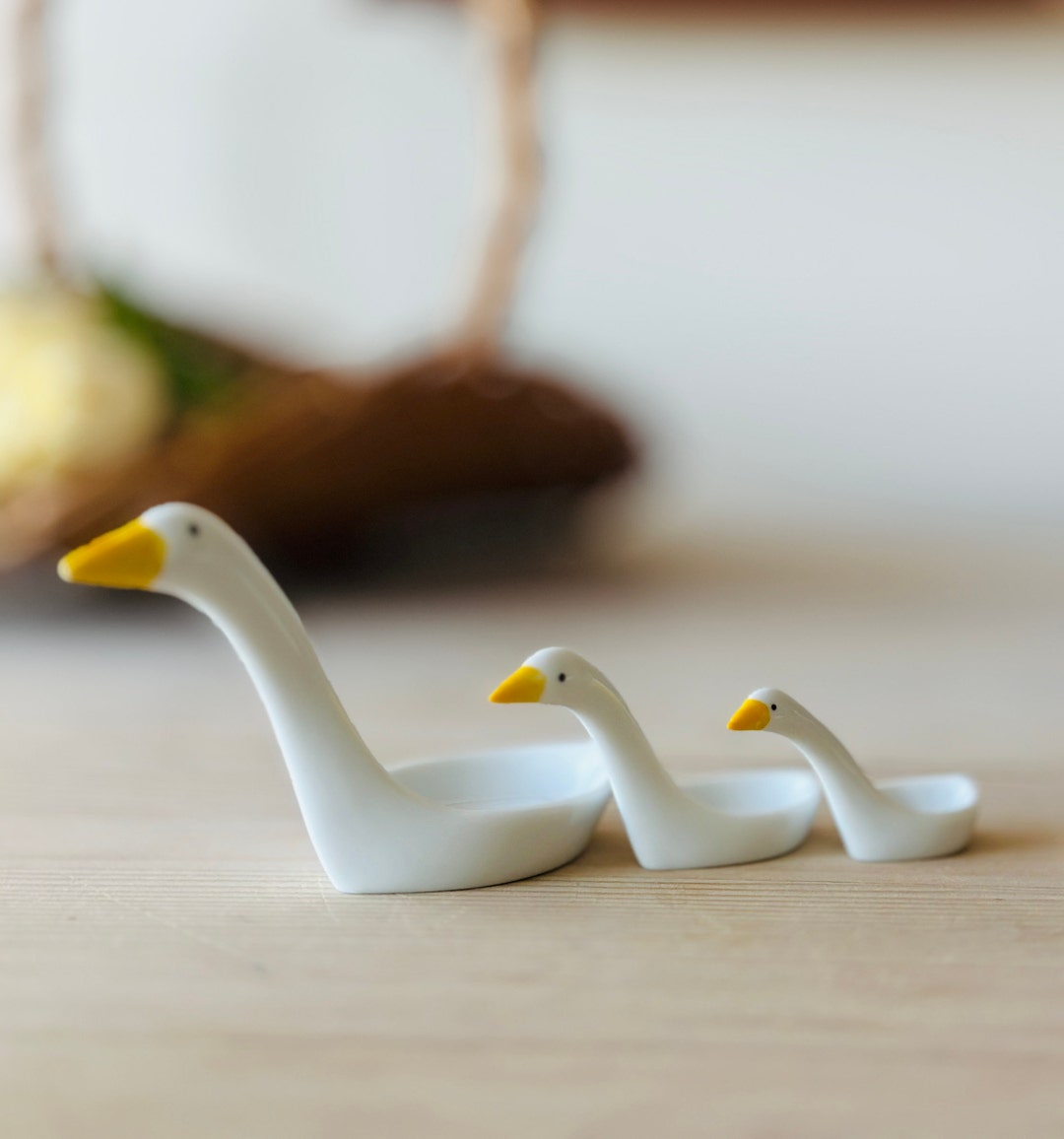 Cute Avon White Geese Ceramic Measuring Spoon Trio - Etsy