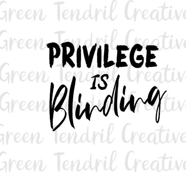 Privilege Svg - Etsy
