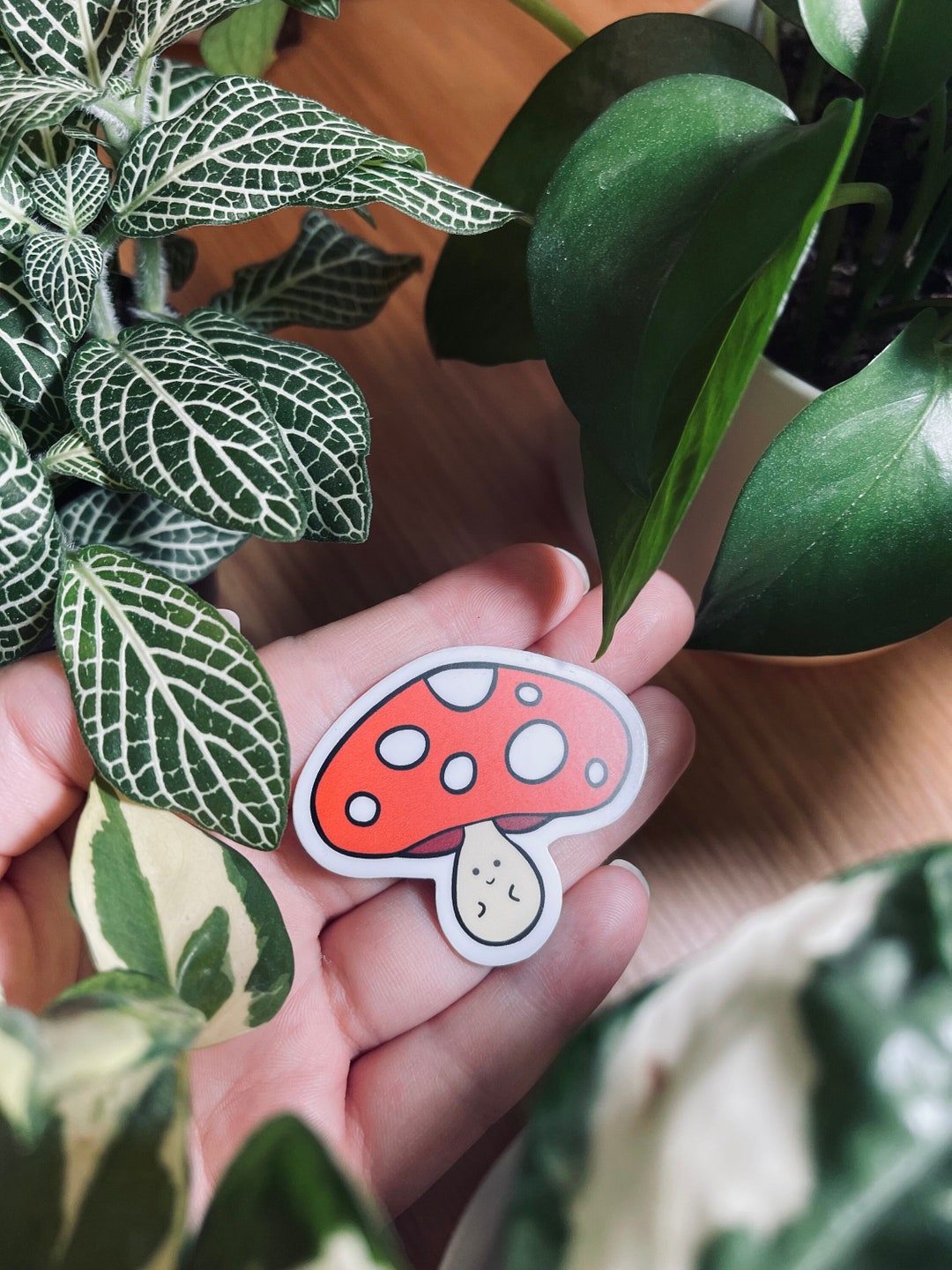 Red Mushroom Sticker - Etsy