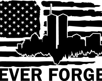 Never Forget Decal | Etsy