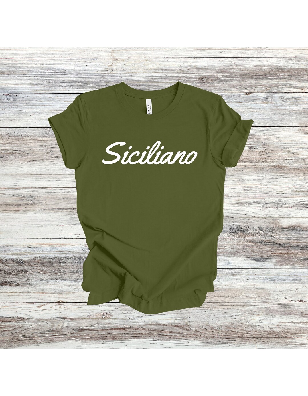 Siciliano/siciliana Italy Shirt, Adult Italian Tees - Etsy