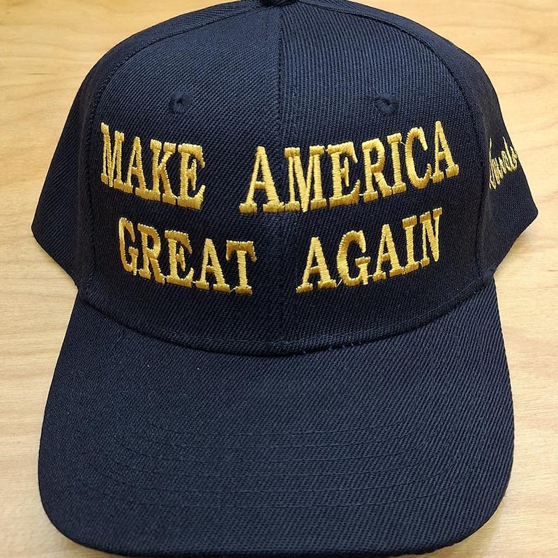 Black and Gold Trump Hat - Etsy